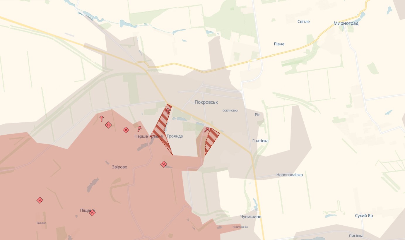 На Запоріжжі окупанти просунулися біля трьох сіл, – DeepState